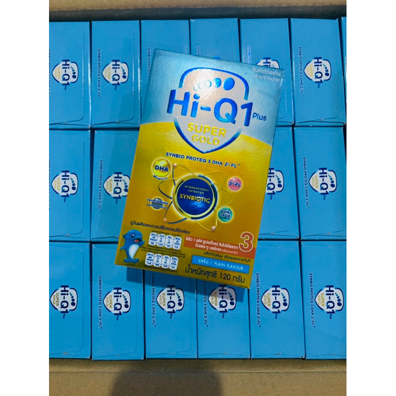 ยกลังกด24 กล่องเท่านั้น 🍒นมผง Hi-Q 1Plus Super Gold plus สูตร3 ขนาด120g | Shopee Thailand