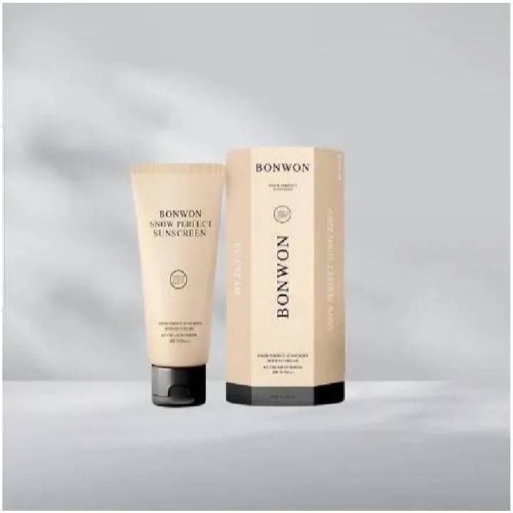 BONWON SNOW PERFECT SUNSCREEN กันแดดบอนวอน โทนอัพปรับสีผิว 1 ระดับ ...