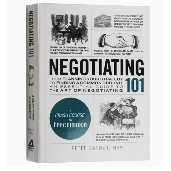 BOOK ENGLISH Negotiating 101: From Planning Your Strategy to Finding a ...