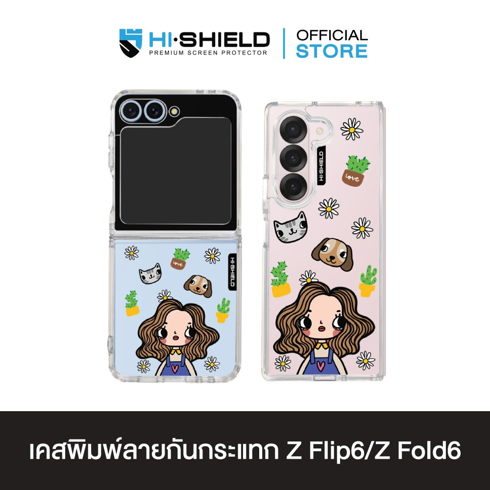 [ZFLIP6 / ZFOLD6] HI-SHIELD Stylish เคสใสกันกระแทก Samsung ZFLIP6 ...