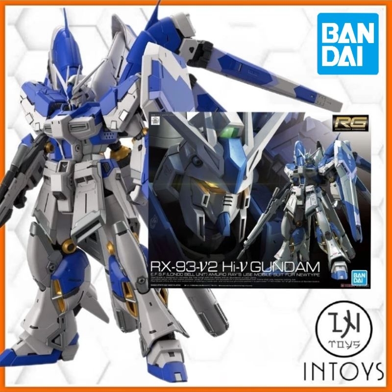 BANDAI - (RG) 1/144 RX-93-v2 Hi-v Gundam / Hi-Nu Gundam ( Gunpla / Gundam Plastic Kits ...