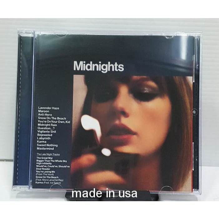 CD Taylor Swift Midnights *THE LATE NIGHT EDITION ปกแผ่นสวยสภาพดีมาก ...