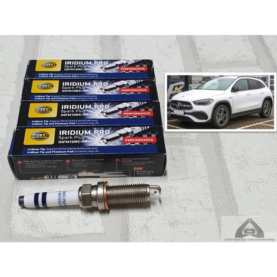 หัวเทียนเข็ม อิริเดียม Benz W247 ชุด 4 หัว ระยะการใช้งาน 100,000 กม ...