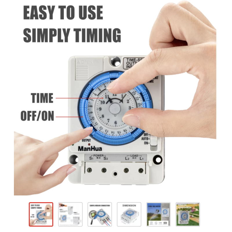 Digital Timer Switch ไทม์เมอร์ นาฬิกาตั้งเวลา 24ชม รุ่น TB388 ตัวตั้ง ...