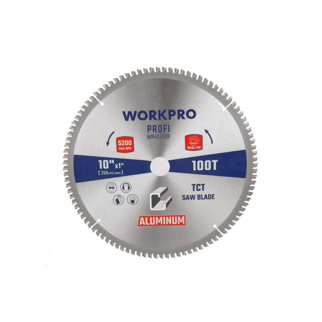 WORKPRO ใบเลื่อยวงเดือนตัดอะลูมิเนียม ขนาด 255 x 25.4 มม. จำนวน 100 ฟัน รุ่น WP405706 | Shopee ...