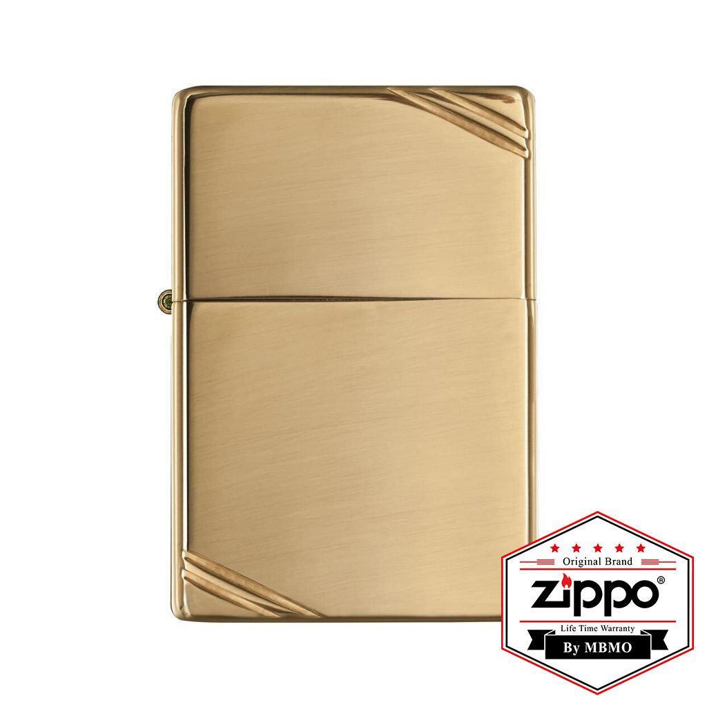 ไฟแช็ก Zippo รุ่น 270 Vintage High Polish Brass with Slashes ของแท้ 100% รับประกันตลอดอายุการใช้ ...