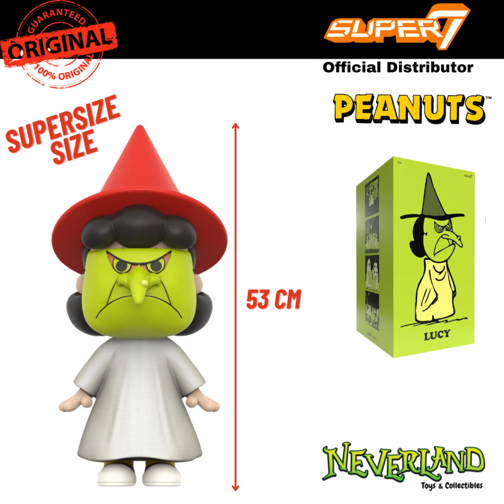 Super7 Peanuts Supersize Lucy in Witch Mask Vinyl Figure | Shopee Thailand