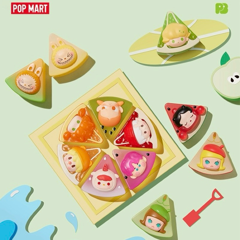 พร้อมส่ง popmart - popbean fruit platter series แบบสุ่ม (1 จุ่ม 1 ตัว ...
