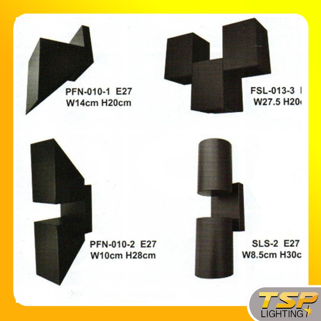 TSP Lighting │ โคมไฟผนังภายใน (ใช้ขั้วE27) | Shopee Thailand