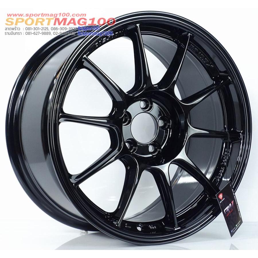 ล้อแม็กซ์ใหม่ TC105X 5รู100 สีดำเงา สเปค 8-17นิ้ว ET35[21367] | Shopee Thailand