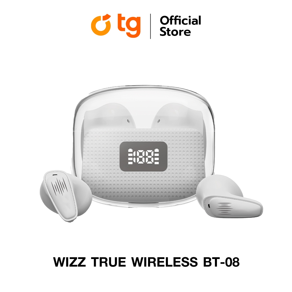 หูฟังไร้สาย WIZZ TRUE WIRELESS BT-08 ใช้งานได้ 4-5 ชั่วโมง | Shopee Thailand
