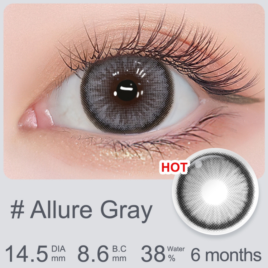 (0.00 ~ -6.00) Magister คอนแทคเลนส์บิ๊กอาย 6 เดือน Candy Brown/Allure ...