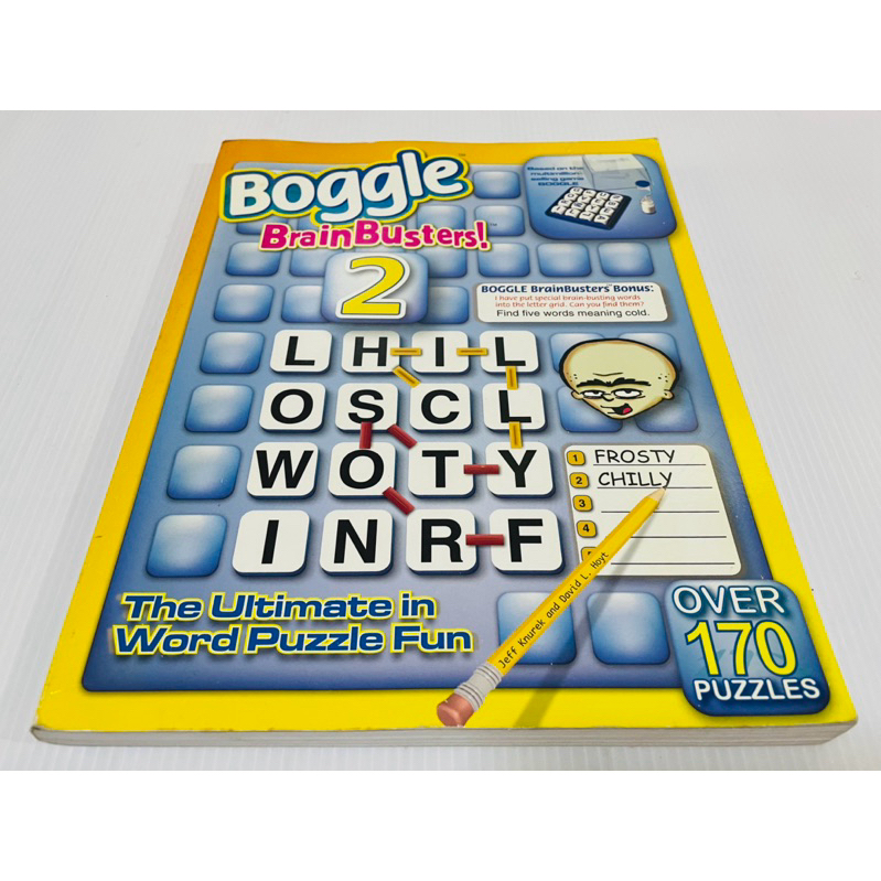 ตำหนิปกไม่สวย ด้านในสภาพดี Boggle BrainBusters 100 บาท หนา มีเฉลย ...