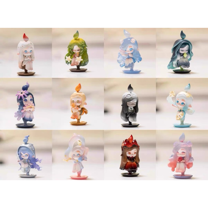 ยกกล่อง[POP MART CHAKA Light Sprite Series Figures Blind Box Action ...