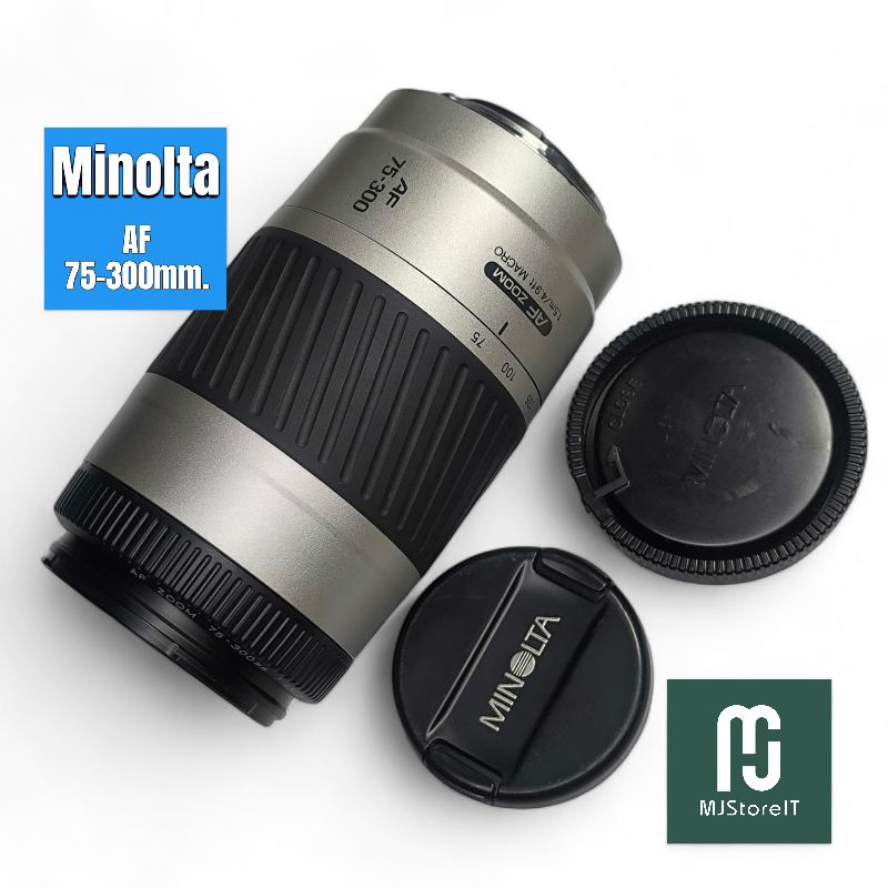MINOLTA AF ZOOM 75-300MM.F4.5(32)-5.6 Macro A Mount Sony (สภาพ 80-90% ...