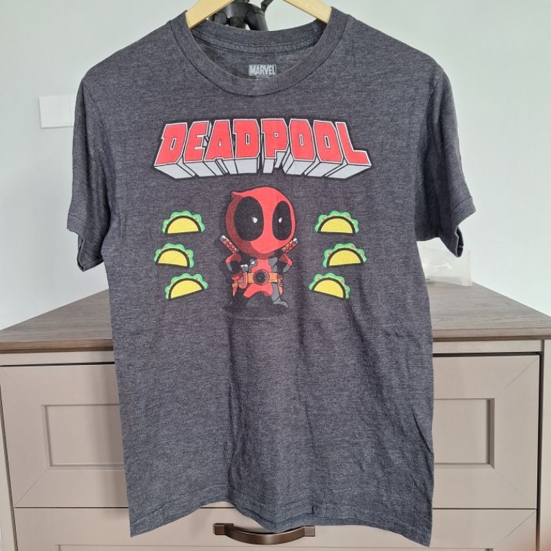 เสื้อยืด Marvel Deadpool tacos size S (ct014) | Shopee Thailand