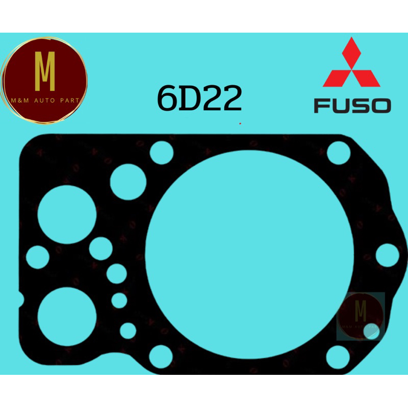 ประเก็นฝาสูบ FUSO 6D22 (เหล็ก)FB418 T850 (136.0MM)ราคา/ชุด 6ชิ้น ยี่ห้อ ...