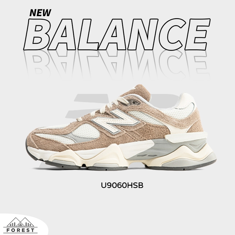【ของแท้ 100 %】New Balance NB 9060 Driftwood U9060HSB กากี SNEAKERS ...