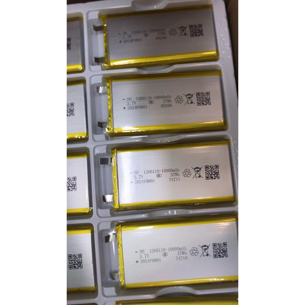 แบตเตอรี่ 1260110 3.7V 10000mAh Lithium polymer li-polymer แบตพาวเวอร์ ...