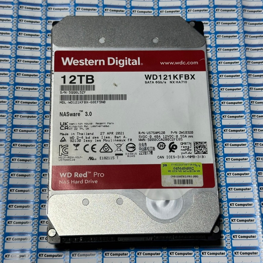 western digital 12tb wd red pro nas | Shopee Thailand