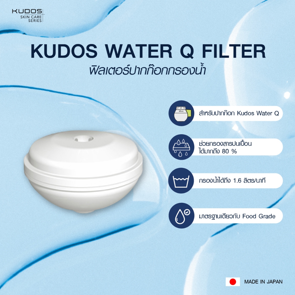 Filter กรองคลอรีนและสิ่งสกปรกสำหรับปากก๊อกรองน้ำ WaterQ | Shopee Thailand