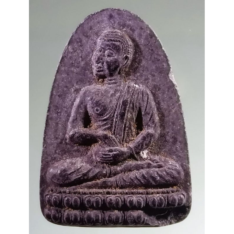 Antig Super 3501 พระอุปคุต เนื้อผงใบลาน ครูบาน้อย อริยเมธี พระมีกระเทาะที่ฐานและขอบด้านข้าง ...