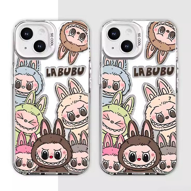 ️จัดส่งทันที ️เคสไอโฟน11 12 13 14 15 16 Pro Max Colorful Cute Labubu popmart Hard Case For ...