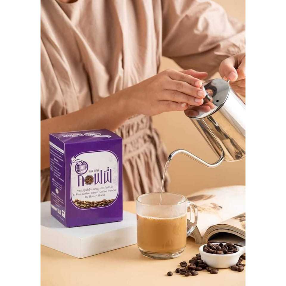 BOTA P กาแฟโบต้าพี S Plus Coffee เอส พลัส คอฟฟี่ (1 กล่อง 17 ซอง) | Shopee Thailand