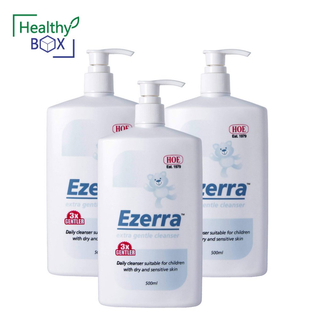 Ezerra Extra Gentle Cleanser 500x3 ml อีเซอร์ร่า เอ็กซ์ตร้า เจนเทิล คลี ...