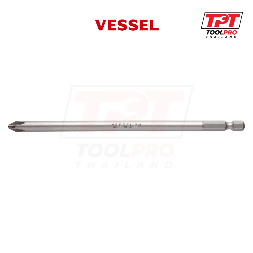 Vessel ดอกปากแฉก B35 Industrial Bit PH2 x 150mm (H - High Power), 1/4" / 6.35mm (E6.3) | Shopee ...