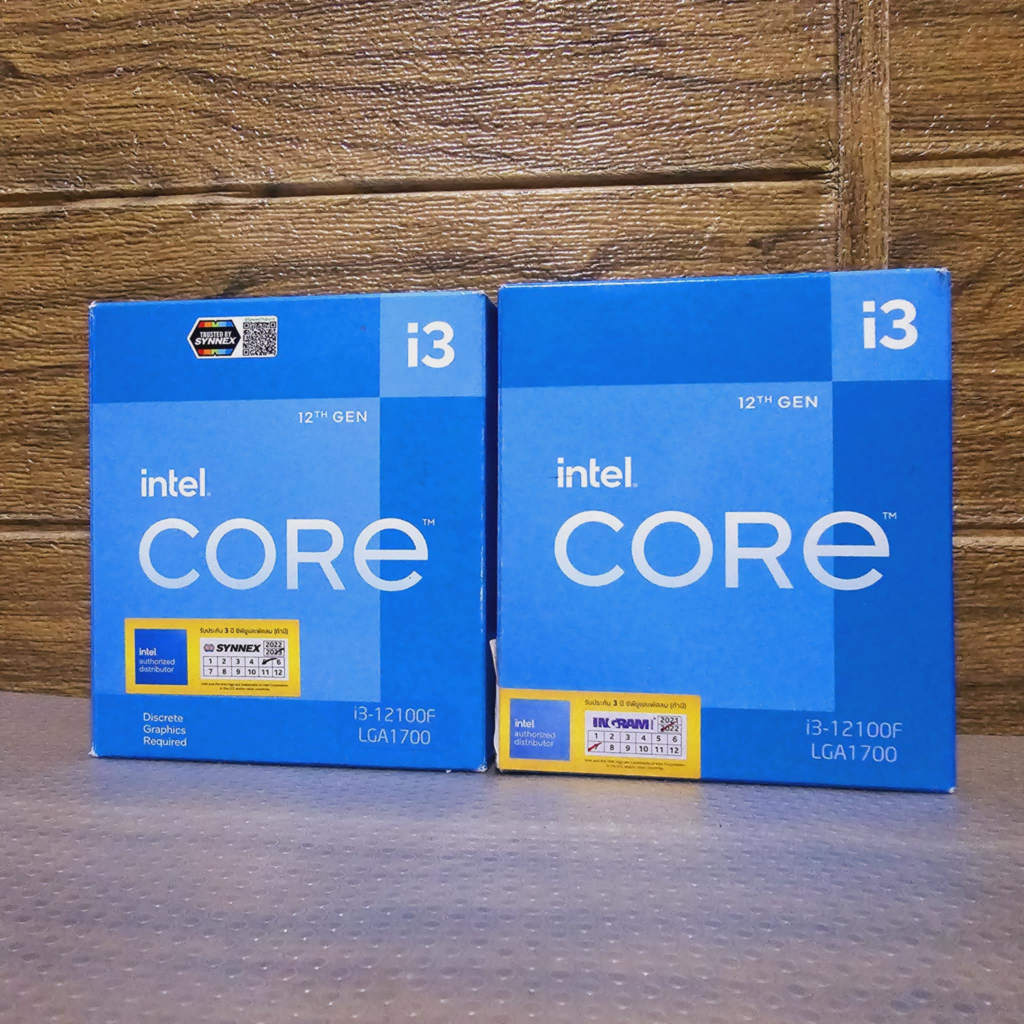 CPU INTEL CORE I3 12100F (4C/8T) (LGA 1700) สินค้ามือ2 (ครบกล่องพร้อม ...