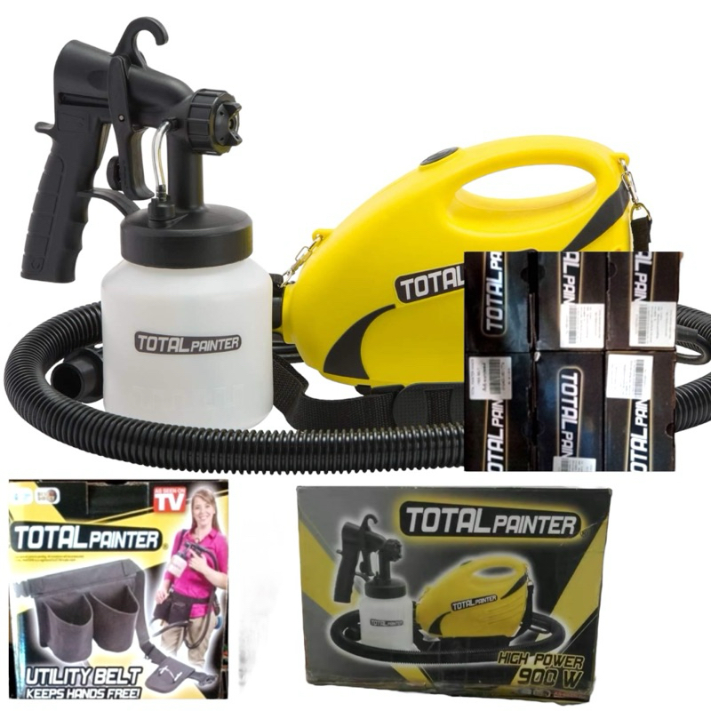 กระป๋องเครื่องพ่นสีไฟฟ้าสายเครื่องพ่นสี TotalPainterอะไหล่ปืนสำหรับ ...