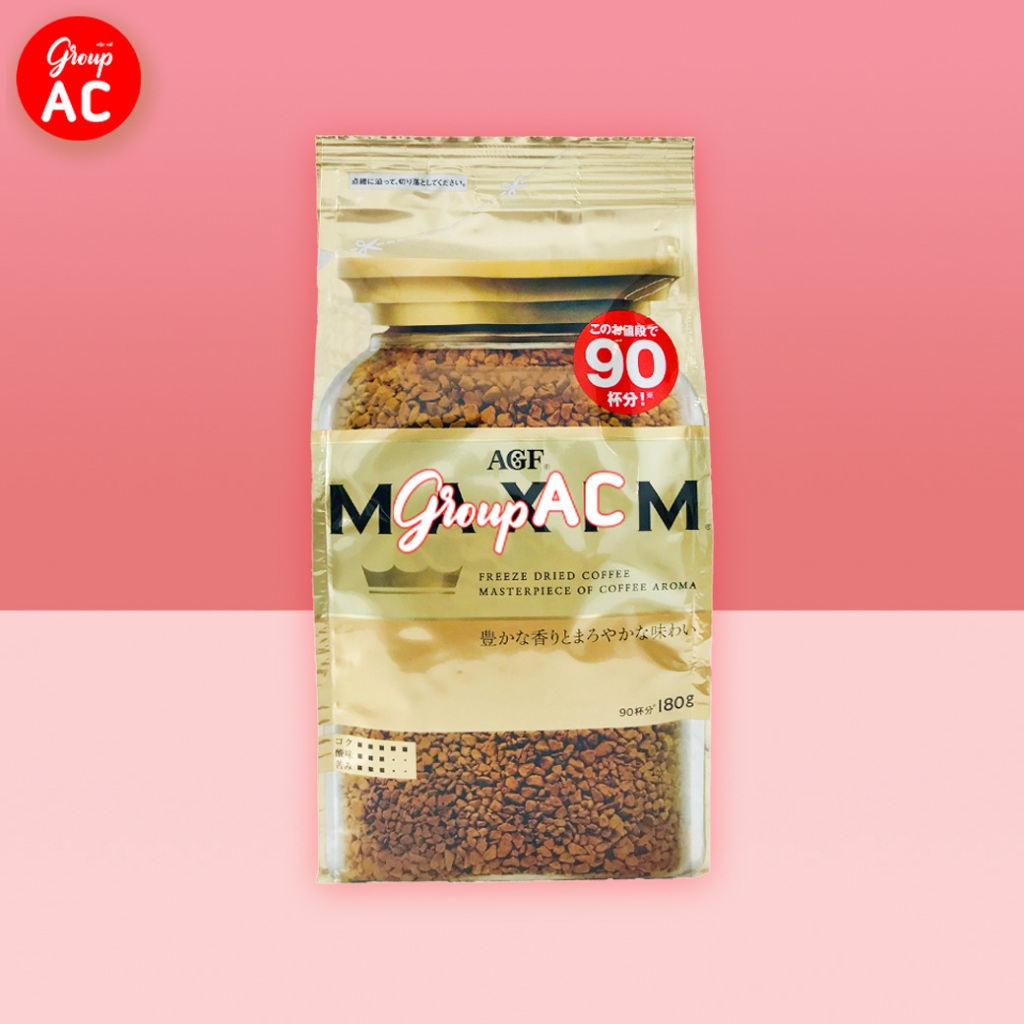 AGF Maxim Aroma Select - กาแฟแม็กซิม ซองทอง สูตรกลมกล่อม ขนาด 170g. | Shopee Thailand