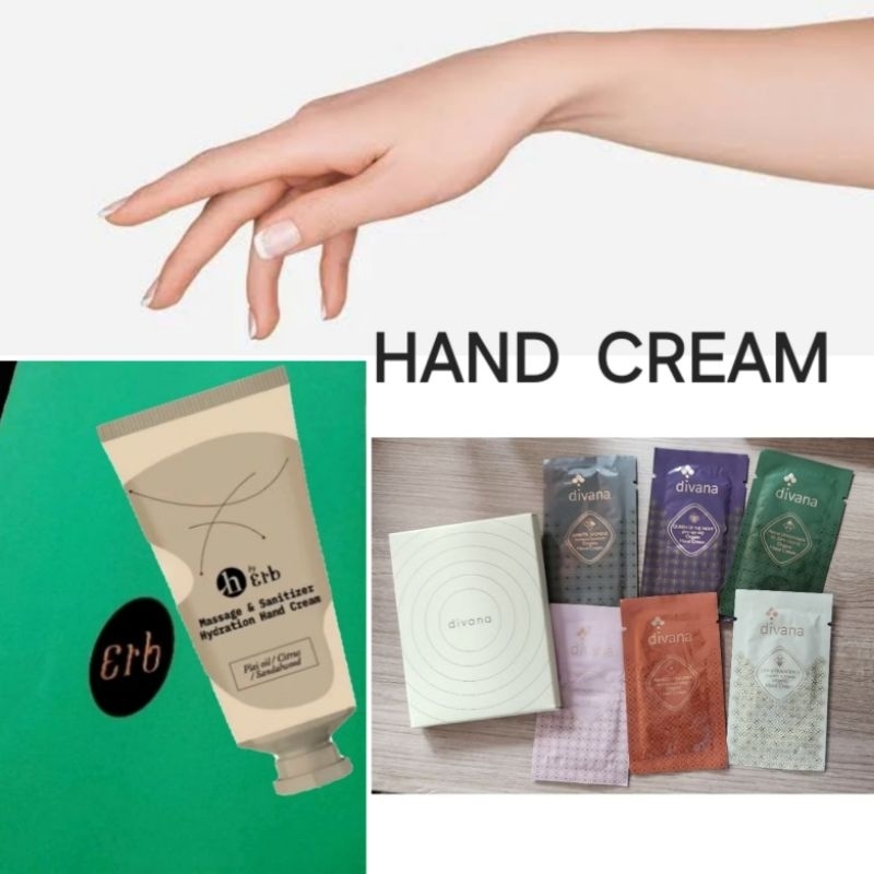Erb Hand 20 g l DIVANA set l Erb body oil lครีมทามือ บำรุงมือ | Shopee ...