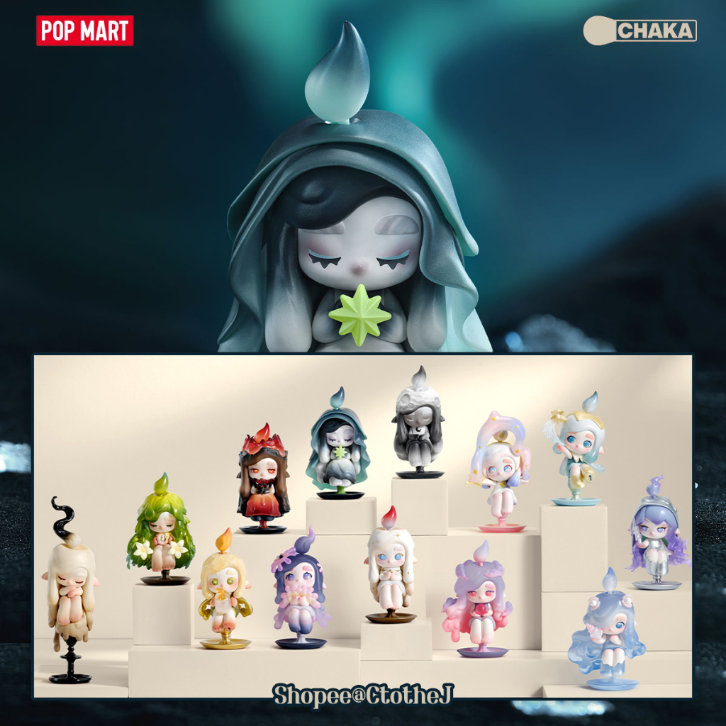 [ของแท้] POPMART x CHAKA Light Sprite Series - โมเดล ชากะ เช็คการ์ด ไม่ ...
