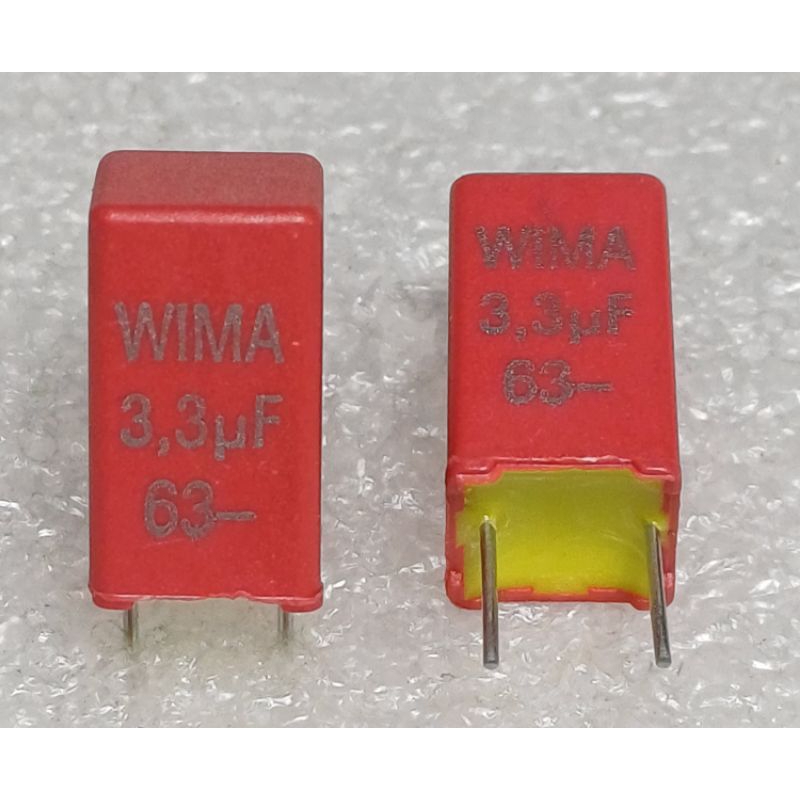 WIMA MKS-2 3.3uf 63v Metallized Polyester Capacitor ตัวเก็บประจุ ...