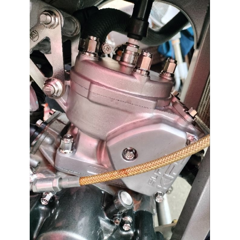 น๊อตเลสฝาสูบKR/Victir/Serหัวสนามจี้ลาย7ตัว | Shopee Thailand