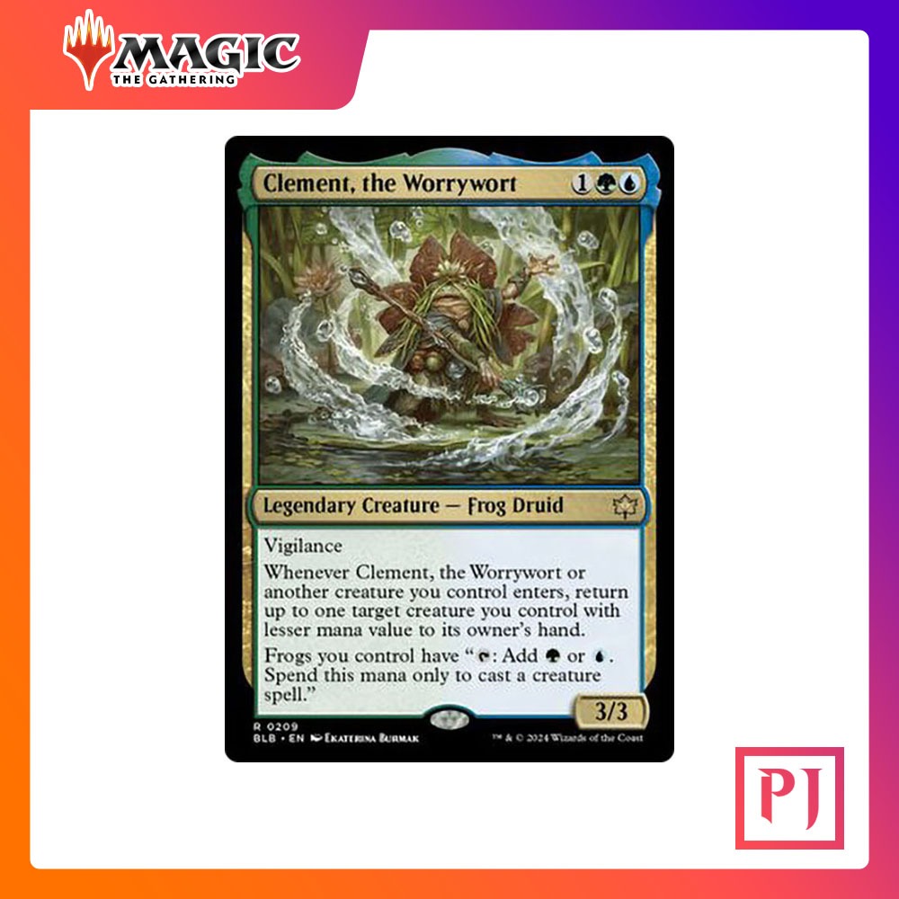 [MTG] Clement, the Worrywort [BLB] [MULTI] [RARE] [NORMAL] [ENG] (การ์ด ...