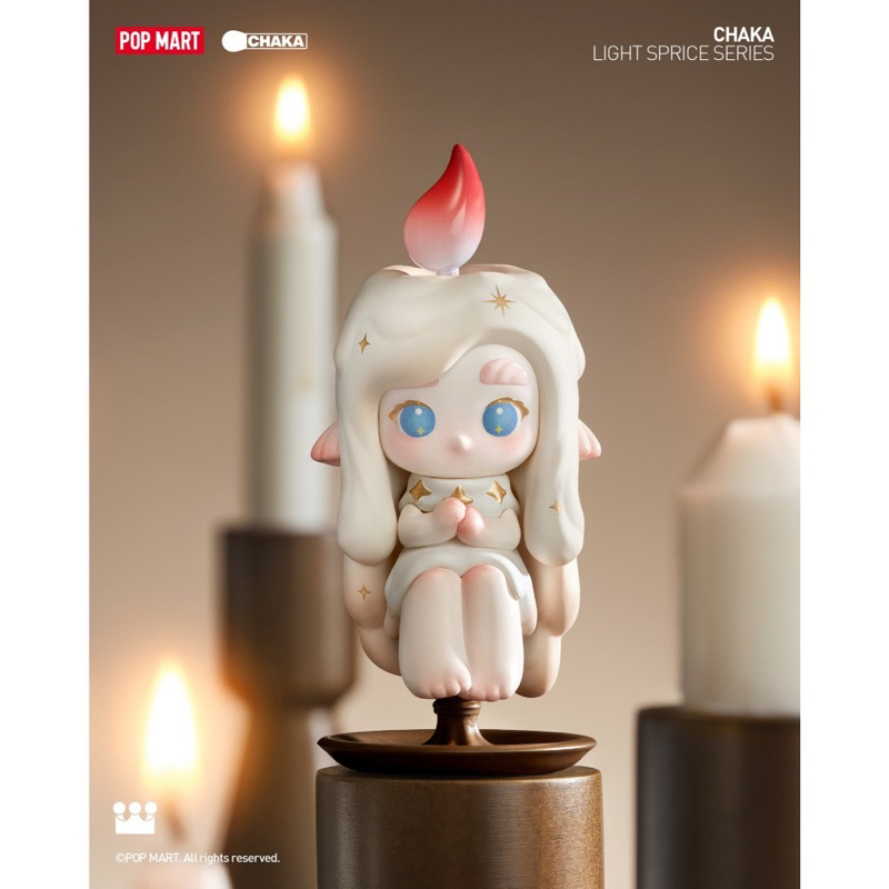 พร้อมส่ง [ส่วนลดVideo30%]📍กล่องสุ่ม POP MART : CHAKA Light Sprite Blind ...