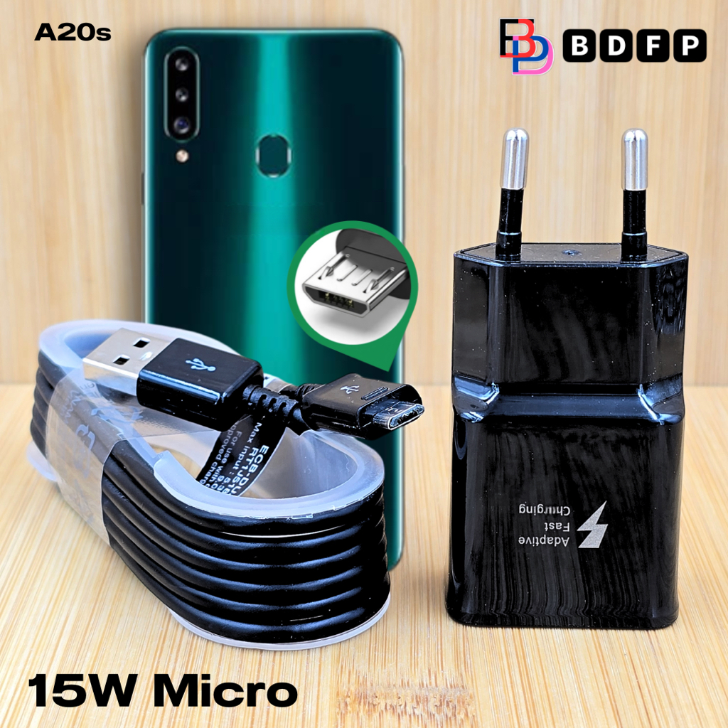 ชุดที่ชาร์จ 15W Micro BDFP เหมาะกับ Samsung ซัมซุง A20s ชาร์จด่วนไว ...