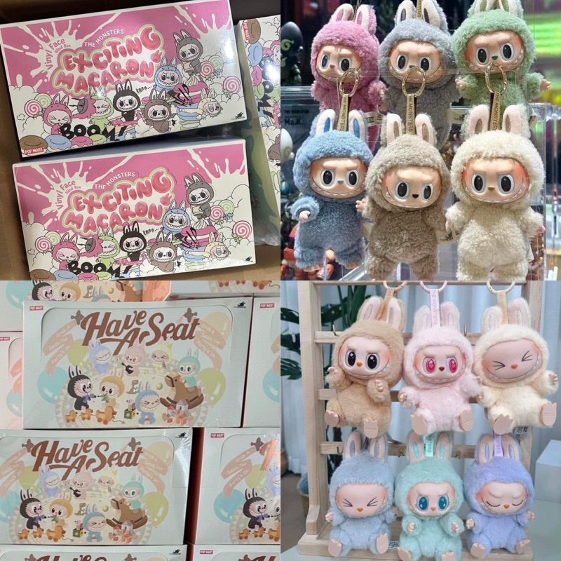 LABUBU Macaron ยก Box 6 จุ่ม ลุ้น Secret มีของพร้อมส่ง ของใหม่ ของแท้ ...