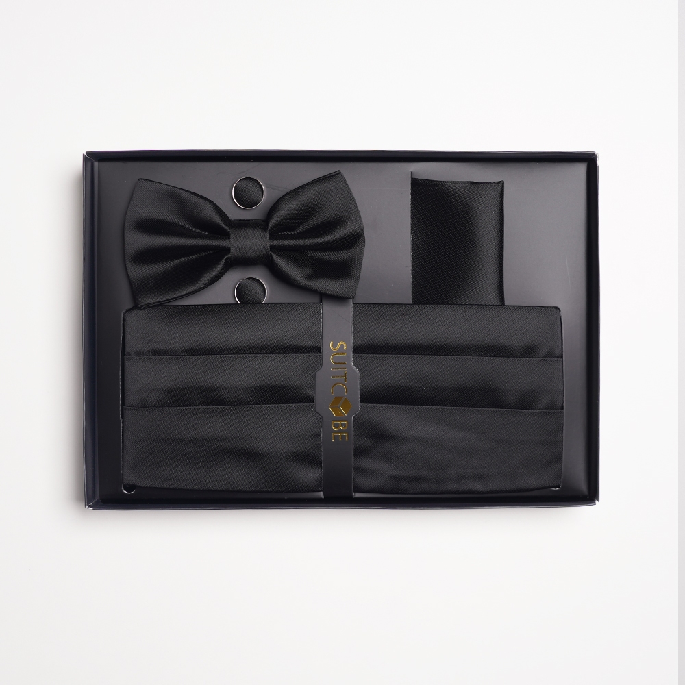 SUITCUBE Cummerbund ชุดผ้าคาดเอว พร้อมเครื่องประดับสำหรับใส่คู่กับทักซิโด้ | Shopee Thailand