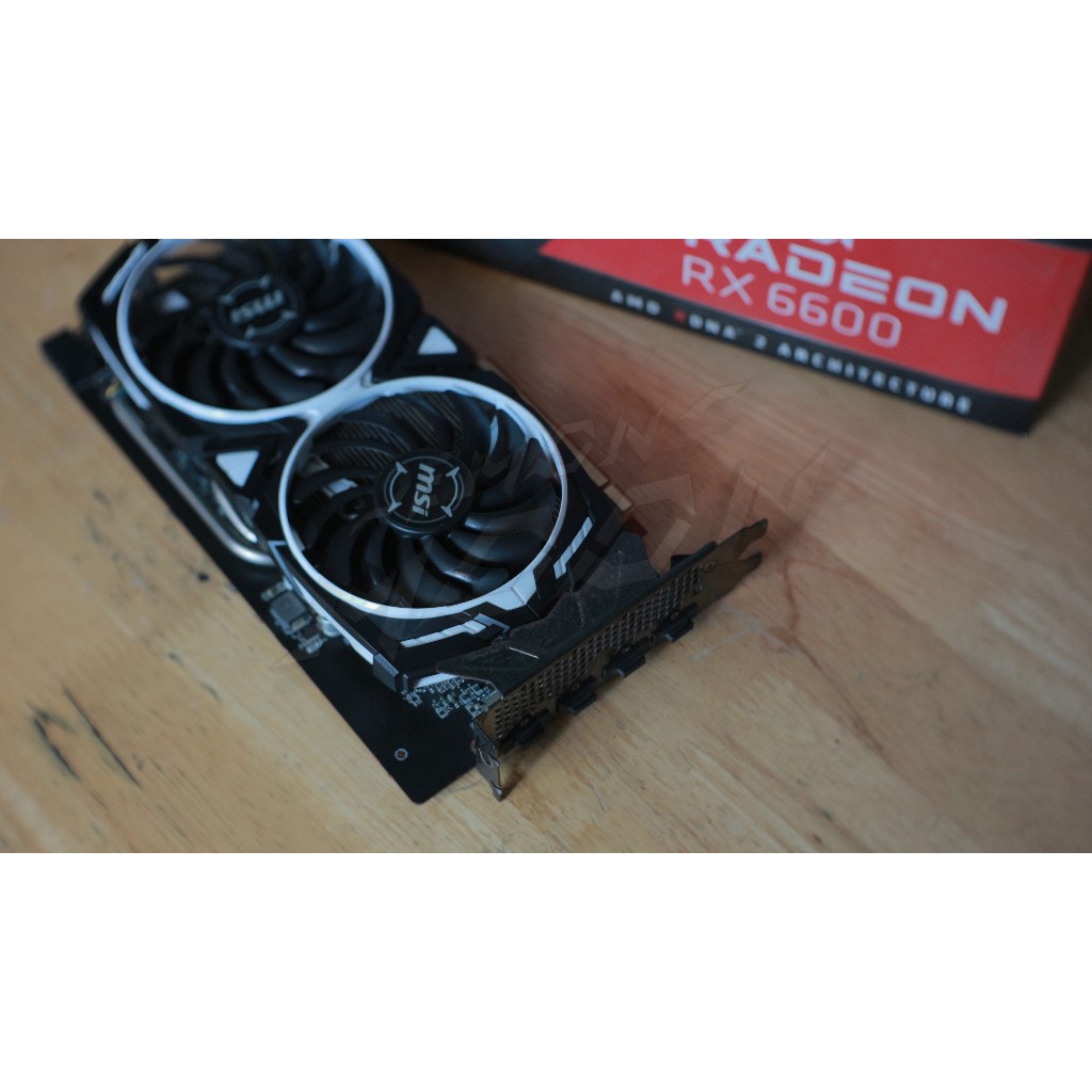 rx6600 armor gpu VGA (การ์ดแสดงผล) MSI RADEON RX 6600 ARMOR 8G ประกัน ...