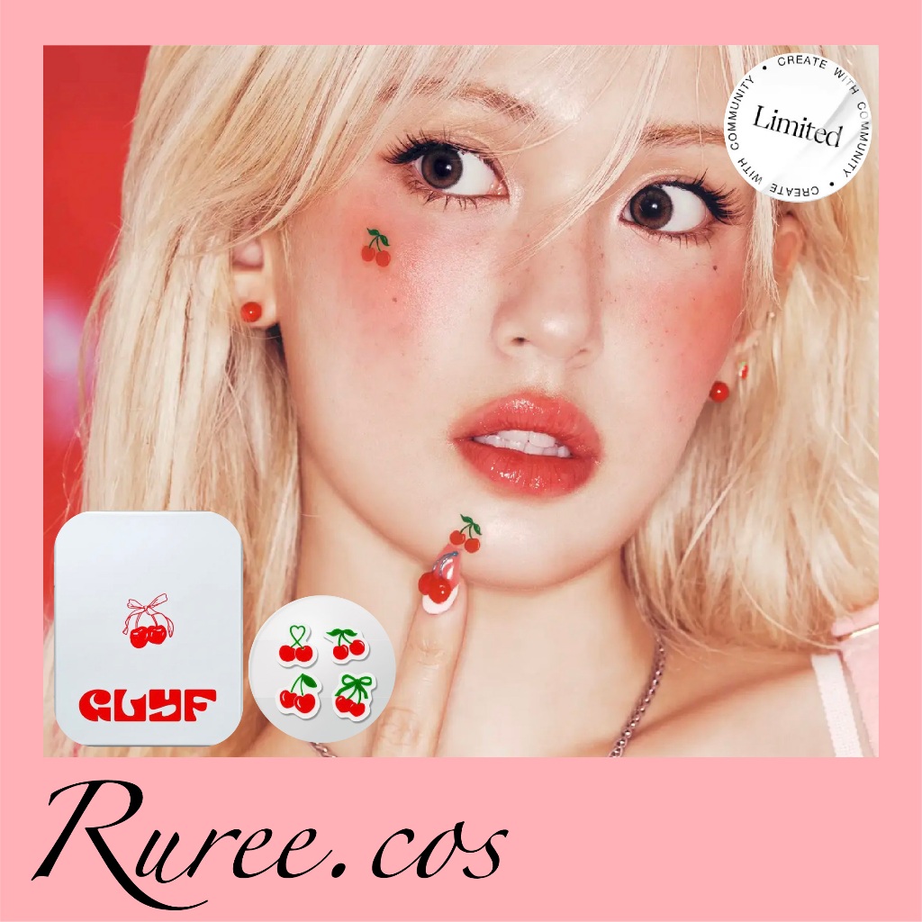 [พร้อมส่ง/ของแท้] GLYF - People Patch No.3 Cherry On Top | Shopee Thailand