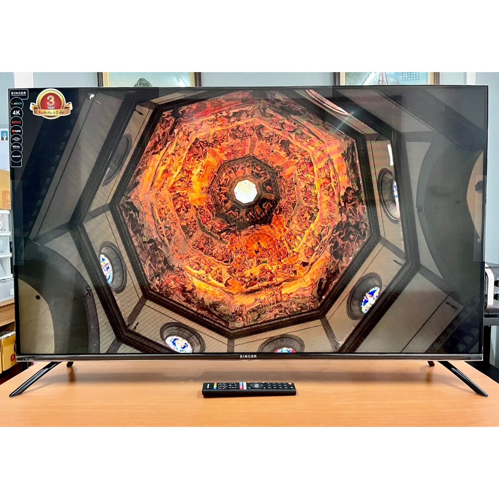 Singer UHD 4K Smart TV 50 นิ้ว รุ่น LED50GSM | Shopee Thailand