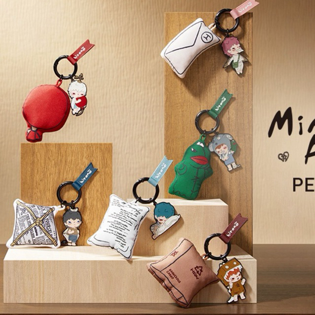 (พร้อมส่ง) {Doublekick.bkk} MIME ARTIST KEYCHAIN (กล่องสุ่ม 1 กล่อง ...