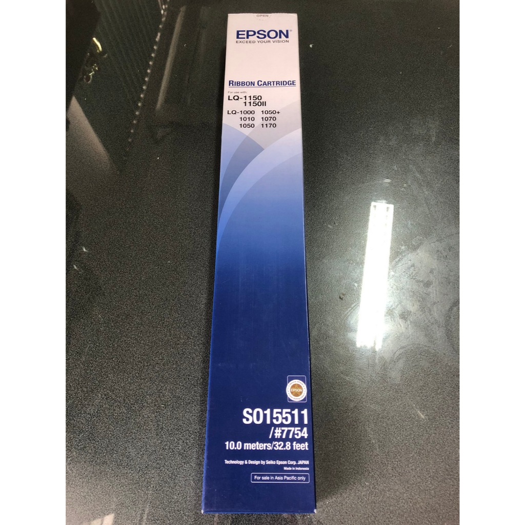EPSON S015511 LQ1170#7754 RIBBON แท้ศูนย์ 100%LQ1000/1010/1050/1050 ...