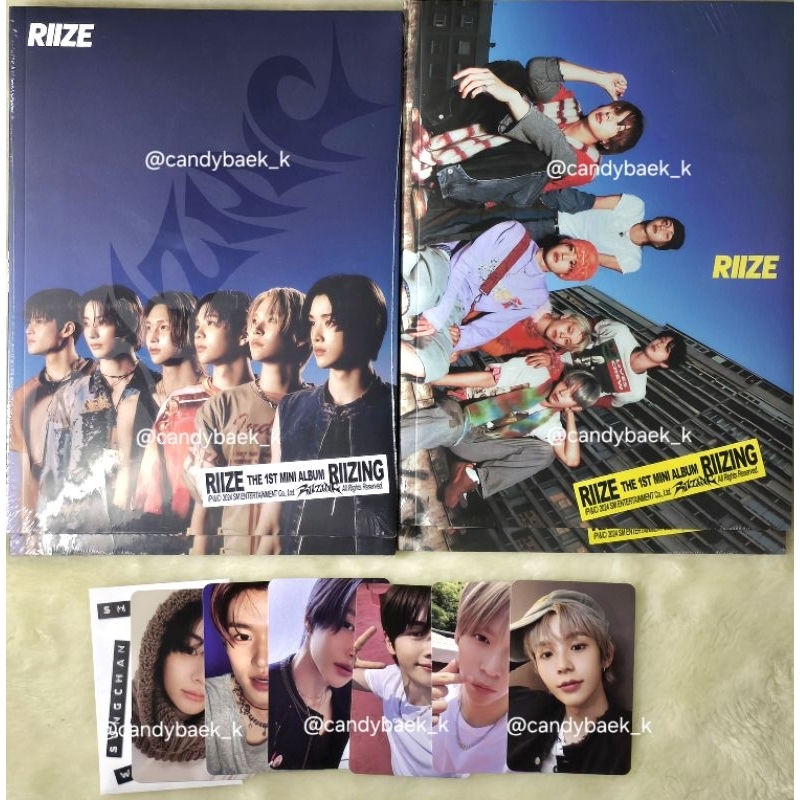 พร้อมส่ง RIIZING RIIZE (PHOTOBOOK VER.) อัลบั้ม ไม่แกะ , SET PHOTOCARD A COLLECTBOOK VER. RIIZE ...