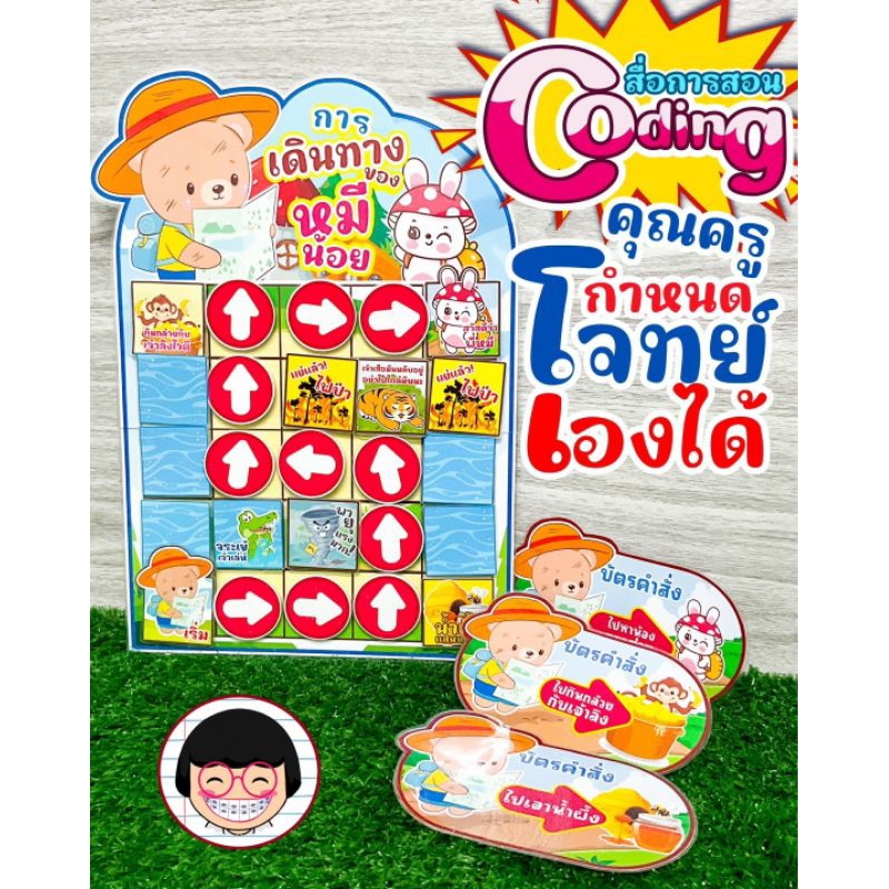 สื่อการสอน coding วิทยาการคำนวณด้านหลังรองฟิวเจอร์บอร์ด | Shopee Thailand