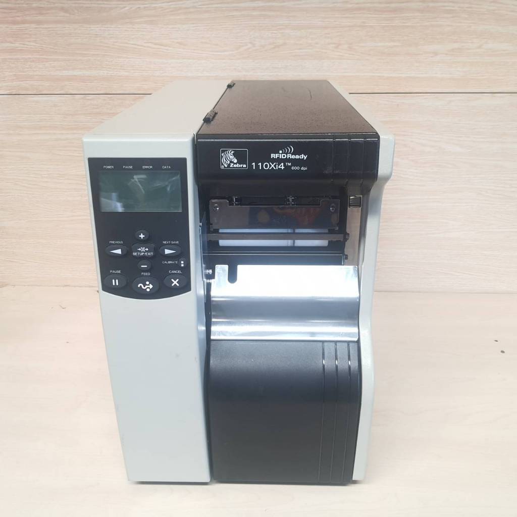 เครื่องปริ้นบาร์โค้ด Barcode Printer ZEBRA 110Xi4 600 dpi มือสอง ...